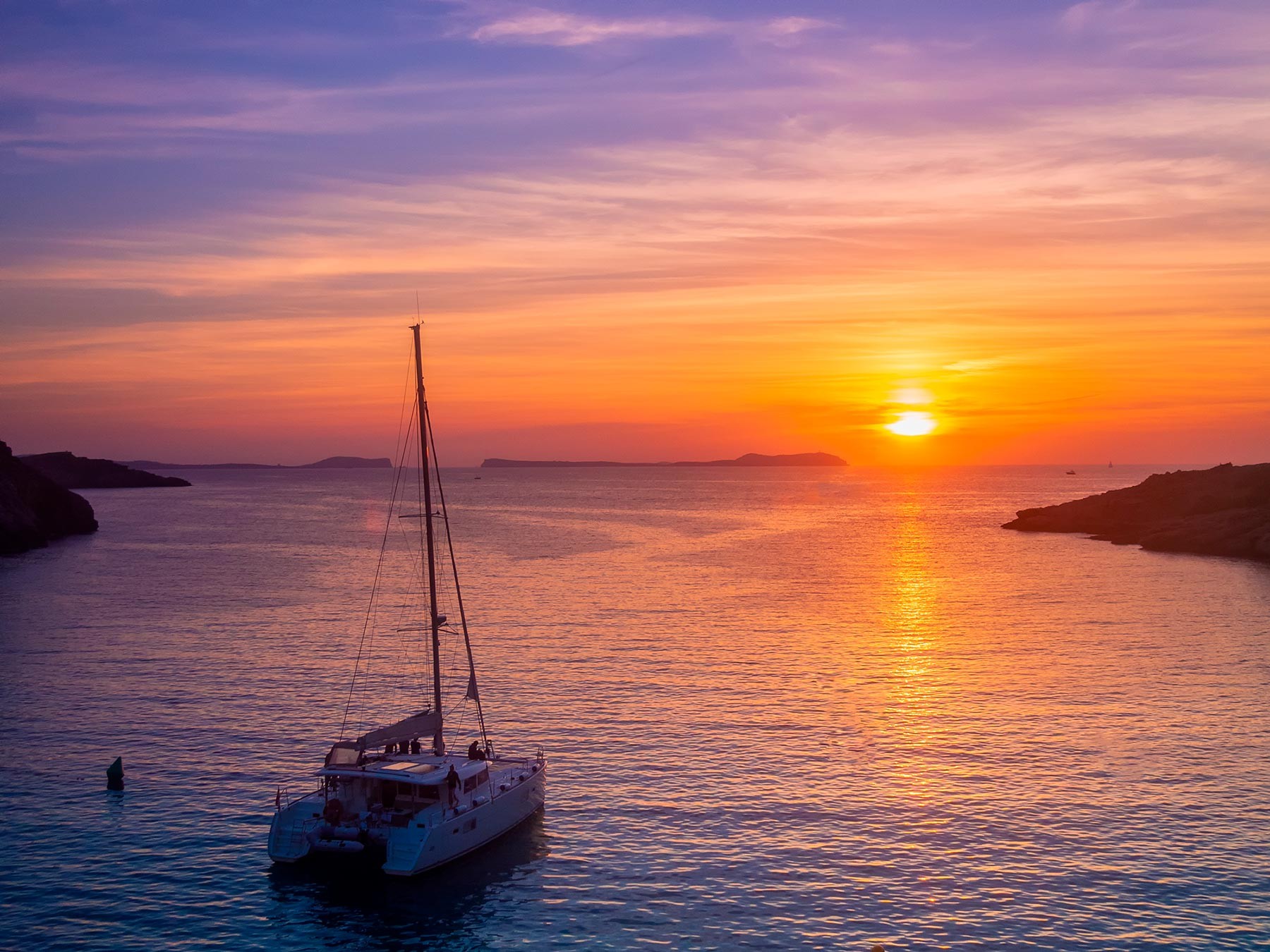 Book online: Santorini: Luxury Sunset Cruise with BBQ & Open Bar ...